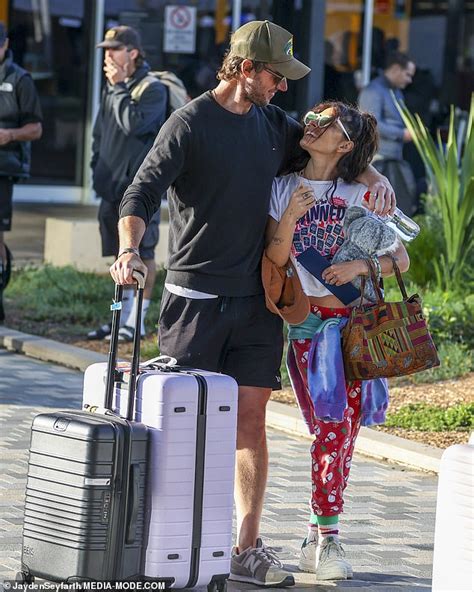 Sarah Shahi Cant Wipe The Smile Off Her Face As She Reunites With