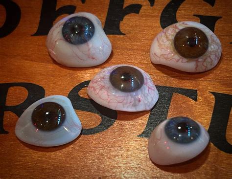 Lot Of 5 1940s German Prosthetic Eyes Oddities Etsy