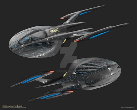 31st Century Enterprise Concept Star Trek Starships Star Trek Ships