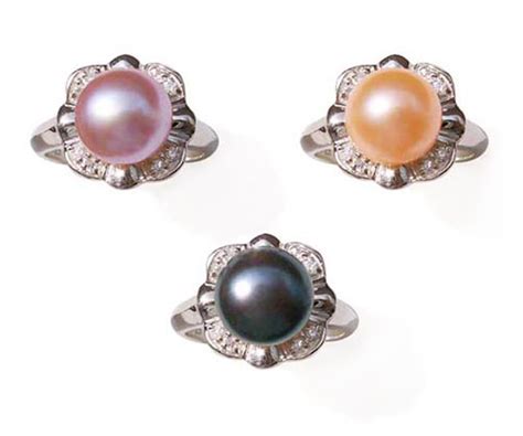 Silver Flower Pearl Ring Stamped 925