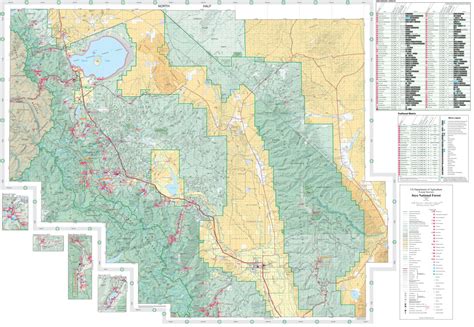 Inyo National Forest North Map By Us Forest Service R5 Avenza Maps