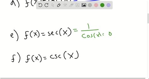 Solvedfor Each Of The Following Functions Use The Rules For