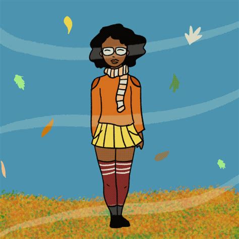 Pretty Girl Autumn Fall Season 