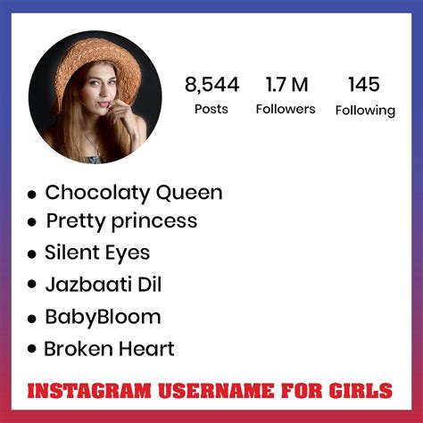 600 Best Instagram Username For Girls Id Names For Girls