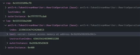 C Badalloc When Using Antlr4 With Big Strings Stack Overflow