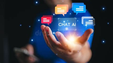 Ai Technology Chat With Ai Artificial Intelligence Man Using Technology Smart Robot Ai