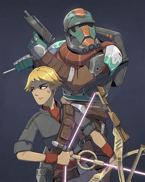 Hunter And Omega Season 2 Star Wars Characters Pictures Star Wars Artwork Star Wars Characters