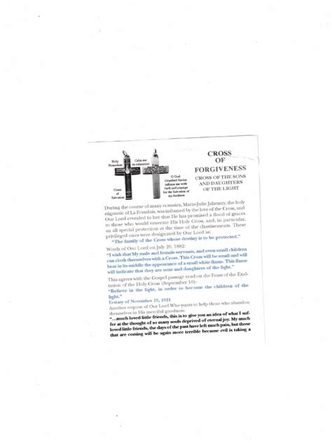Cross Of Forgiveness Insights Pdf