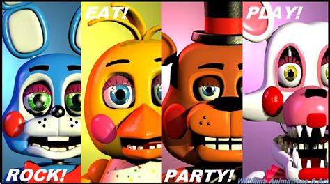 Fnaf 2 Posters In Game Model By Scott And Steel Wool