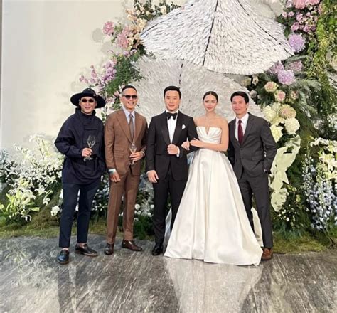 เปิดภาพ “สงกรานต์” ทายาทโบนันซ่า เขาใหญ่ ในงานแต่ง “แพทริเซีย โน้ต วิเศษ”