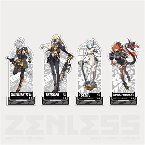 Zenless Zone Zero Obol Squad Character Acrylic Stand Bahomu