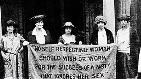 Womens Suffrage Protest Signs