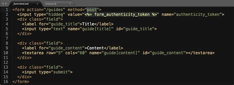 Deep Dive How To Build An HTML Form From Scratch That Works With Rails
