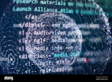 Monitor Closeup Of Function Source Code Abstract It Technology Background Software Source Code