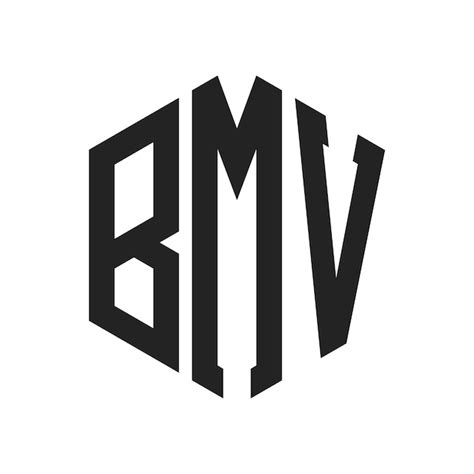Premium Vector Bmv Logo Design Initial Letter Bmv Monogram Logo Using