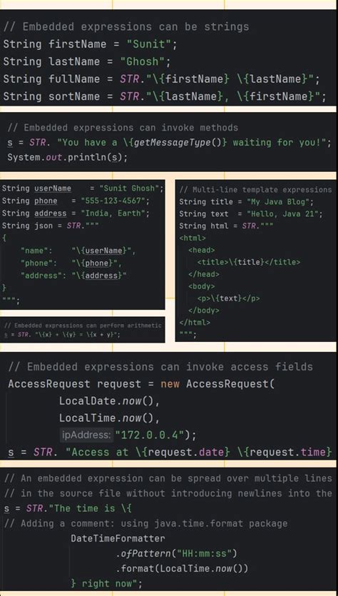 Learn About String Templates In Java 22 Sunit Ghosh Posted On The