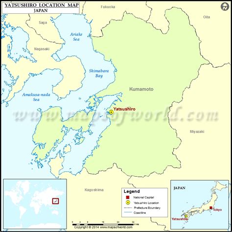 Where Is Yatsushiro Location Of Yatsushiro In Japan Map
