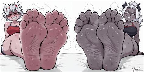Beelzebub N Judgement Helltaker Feet Pose By Ceescz On Deviantart