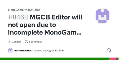 Mgcb Editor Will Not Open Due To Incomplete Monogame Extension Installation · Monogame Monogame