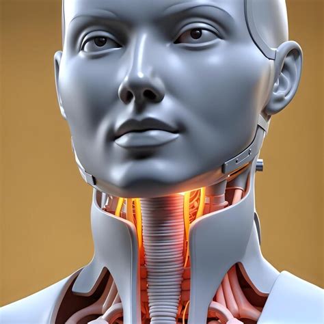 White Background Thyroid Model Pictures Freepik