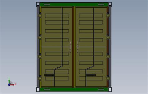 英尺集装箱 SOLIDWORKS 模型图纸免费下载 懒石网