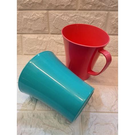 Reusable Colorful Plastic Mugs Baso Tasa Shopee Philippines