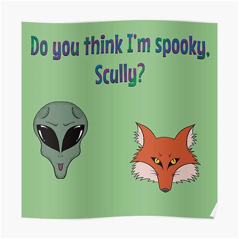 Spooky Sci Fi Fox Sticker Pack Poster For Sale By Nyxieereaps Redbubble