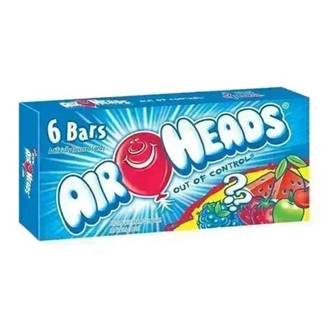 Air Heads Soft Chewy Candy Theater Box 12 Piece Display Candy Warehouse
