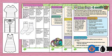 Grade 1 Patterning Craft French Hecho Por Educadores