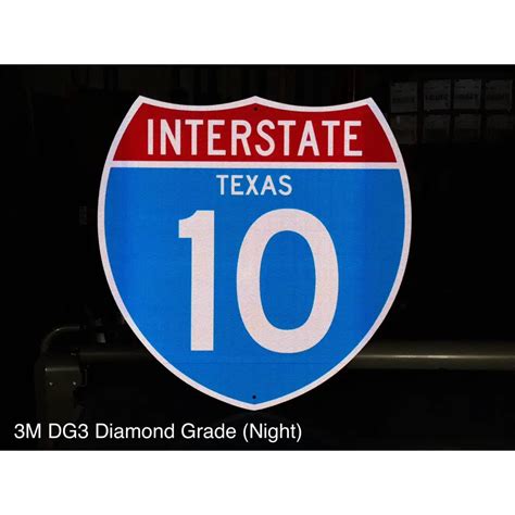 M1 1 Interstate Shield Sign 2 Digit