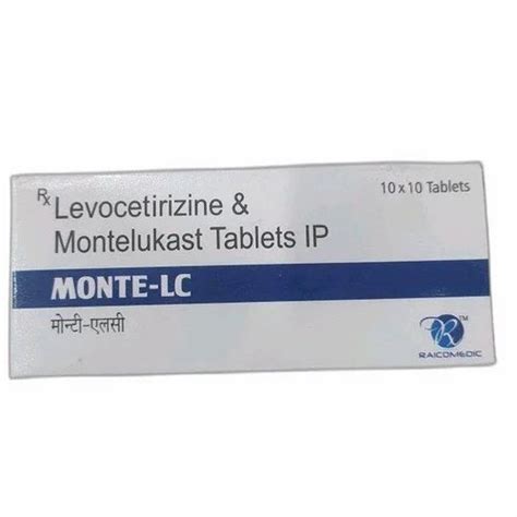 Raicomedic Levocetirizine Montelukast Tablet Ip For Sneezing And Runny