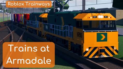 Trains At Armadale Roblox Trainways Youtube