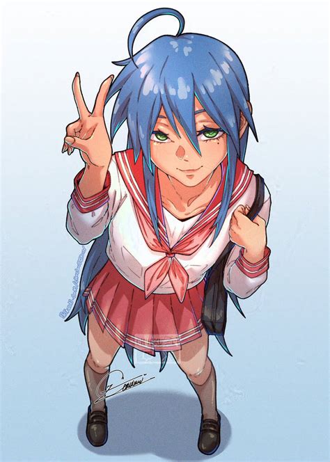 Izumi Konata By Chuckuddin On Deviantart