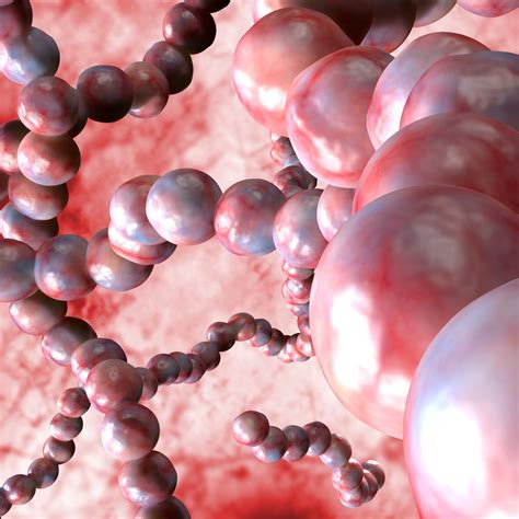 Strep Throat Bacteria Under Microscope