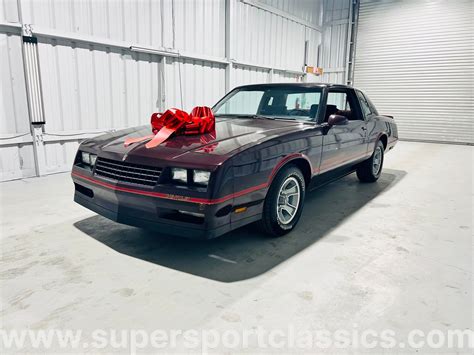1986 Chevrolet Monte Carlo Supersport Classics