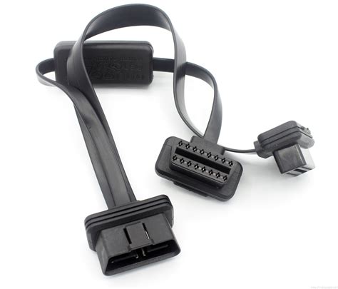 Obd2 Obd Ii 16 Pines Macho A Cable De Diagnóstico De Extensión De Divisor De M F 1 Para 2 Con Un