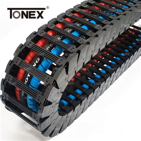 Flexible Cnc Machine Cable Carrier Chain Hole Shape Customized At Best