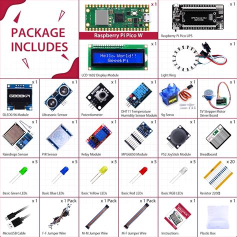 52pi Raspberry Pi Pico W Ultimate Kit For Raspberry India Ubuy