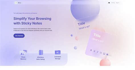 Sticky 您在浏览器中的笔记