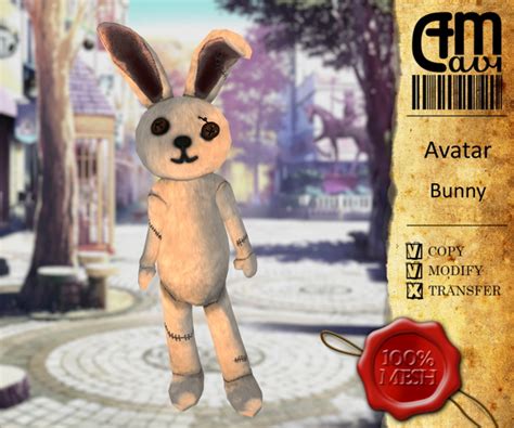 Second Life Marketplace Bunny
