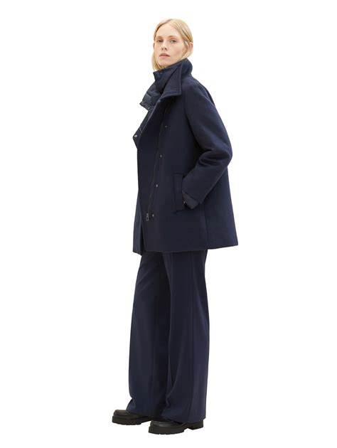 Buy Stand Up Collar Coat Tom Tailor In Kuwait
