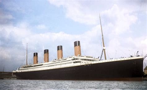 Titanic In Color Titanic Titanic Photos Rms Titanic