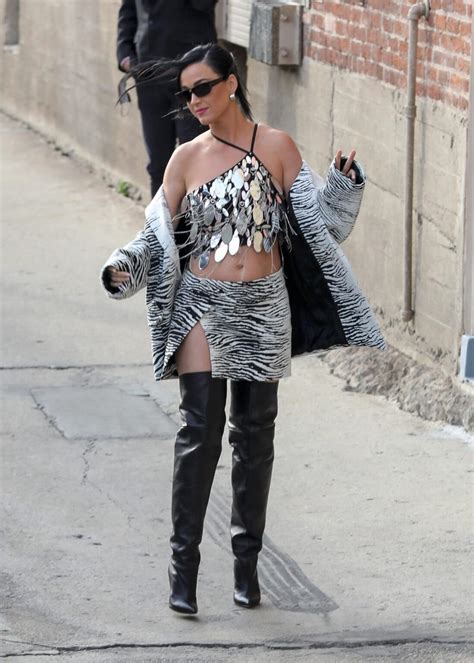 Katy Perry Sexy Mini Skirt And Boots Hot Celebs Home