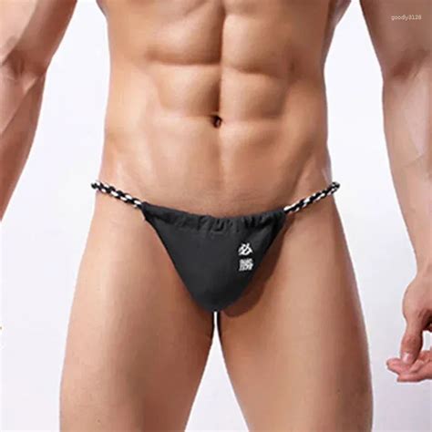 Underpants Men Bulge Pouch Bikini Briefs Low Rise Japanese Sumo Style
