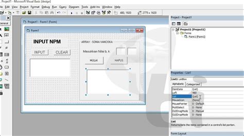 Pertemuan 7 Array Pada Visual Basic Youtube