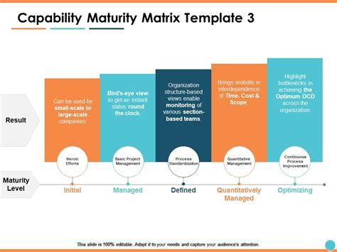 Capability Maturity Matrix Managed Ppt Powerpoint Presentation Outline