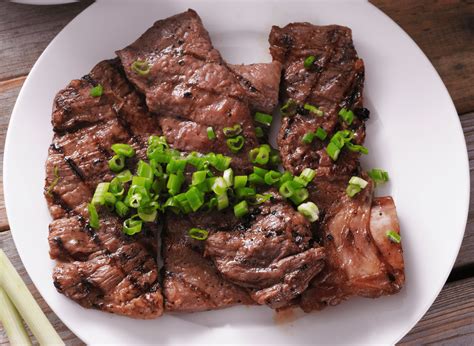 Korean Galbi Grilled Ribs Delishglobe