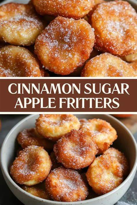 Cinnamon Sugar Apple Fritters