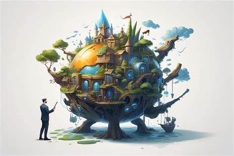 premium photo key concept illustration