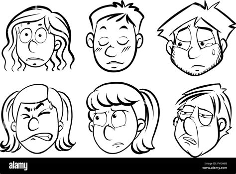Emotions Clipart Black And White